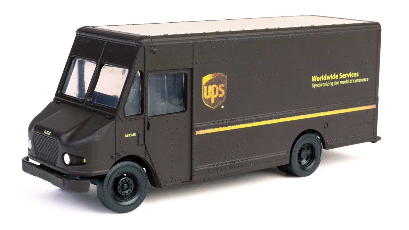 Walthers SceneMaster HO 1/87 Scale UPS Package Truck Morgan Olson Rout ...