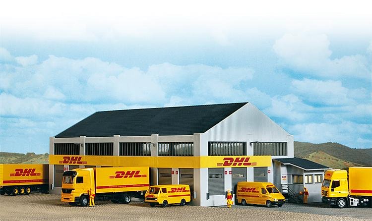 Faller 130981 Dhl Logistics Warehouse Iv Faller DHL Logistics Warehouse ...