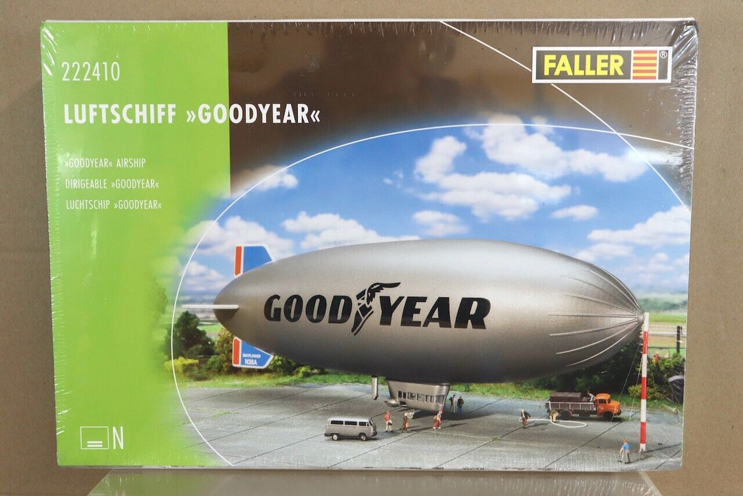 FALLER 1/160 N Scale GOODYEAR GZ-20a Blimp Airship Kit w/Ganola, Hull ...
