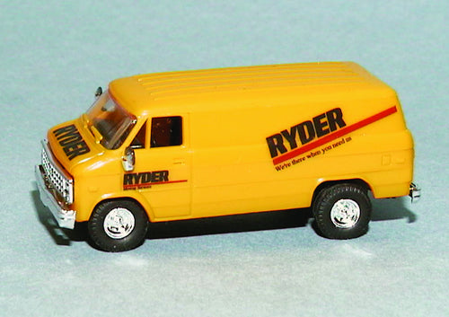 Trident 1/87 HO Scale RYDER Chevrolet Chevy Rental Utility Truck Deliv ...